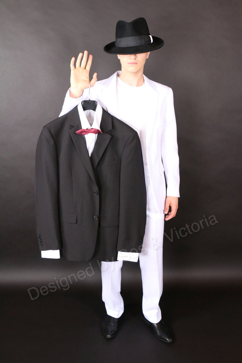 Men's Change Black to White "M-Style" – Quick Costume Change Products Shop